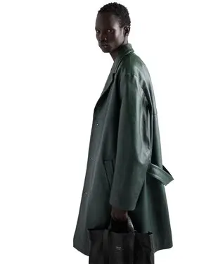 Prada Leather Coat