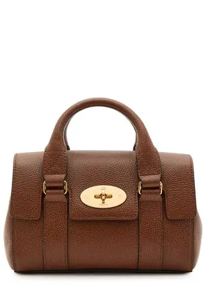 Mulberry Bayswater Heritage Mini Grained Leather Cross-body Bag