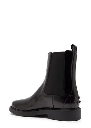 TOD'S Gomma 20l Patent Leather Chelsea Boots