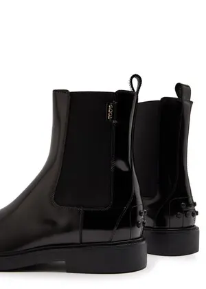 TOD'S Gomma 20l Patent Leather Chelsea Boots