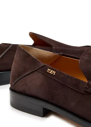 TOD'S Cuoio 07m Suede Loafers