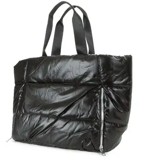 PRENELOVE Panorama Puffer Large Totes - Black