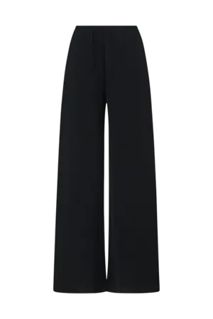 THE ROW The Row Gala Pant - Wide Leg Wool Twill Trousers