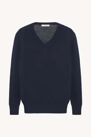 THE ROW Pihla Sweater - Dark Navy