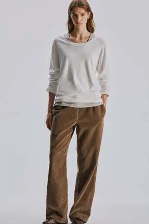THE ROW Kalto Long Sleeve T-shirt - Off White