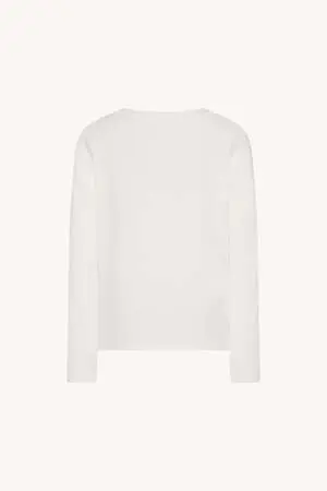 THE ROW The Row Kalto Long Sleeve T-Shirt Off White