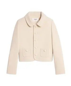 Celine Verneuil Jacket In Cashmere Tweed