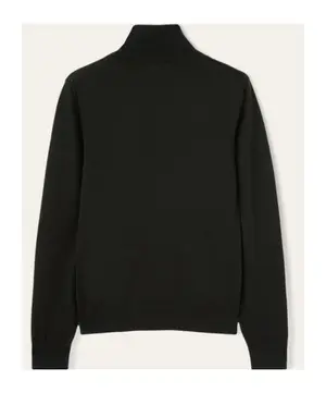 Loro Piana Ribbed Turtleneck Knit Top