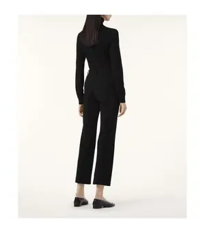 Loro Piana Ribbed Turtleneck Knit Top