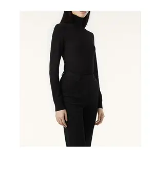 Loro Piana Ribbed Turtleneck Knit Top