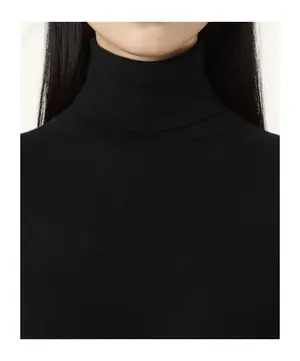 Loro Piana Ribbed Turtleneck Knit Top