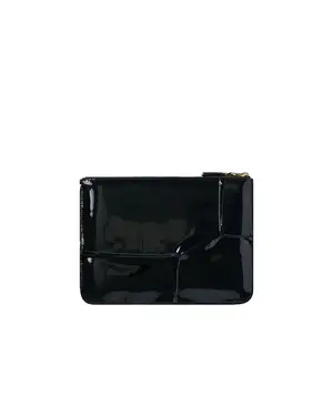 Comme Des Garçons Reversed Hem Serie Zipped Pouch