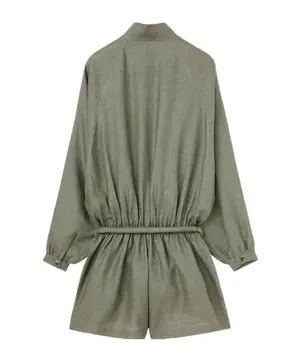 Loro Piana Rose Long-sleeved Jumpsuit