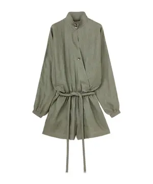 Loro Piana Long-sleeved Jumpsuit - Green