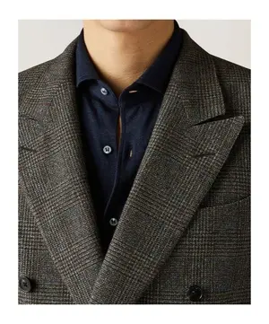 Loro Piana Logo Long-sleeved Shirt - Gradient Blue