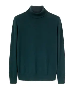 Loro Piana Roll-neck Cashmere Jumper - Green