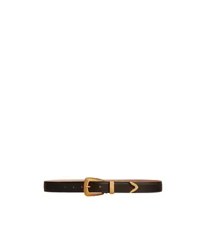 Khaite Adjustable Waist Belt - Brown