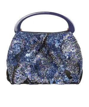 Dries Van Noten Pattern Handbag - Blue
