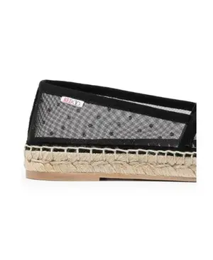 Red Valentino Polka Dot Woven Espadrilles