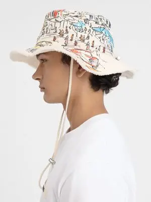 Jacquemus Logo Lettering Bucket Hat