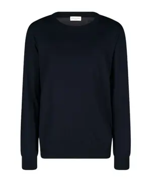 Dries Van Noten Round Neck Sweater - Navy Blue