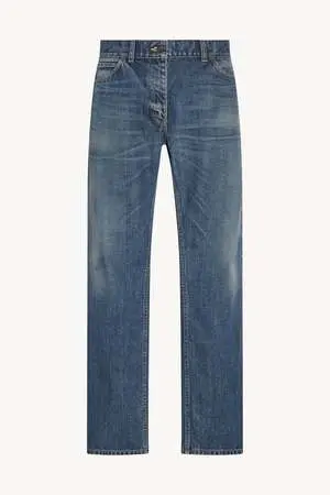 THE ROW Dinni Jean - Medium Indigo