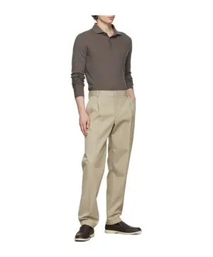 Loro Piana Long-sleeved Polo Shirt