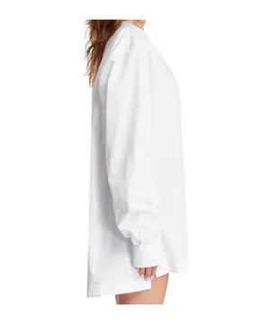 Dries Van Noten Long Sleeve Shirt With Asymmetrical Neckline And Embellishment