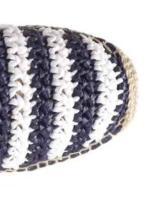 Red Valentino Knitted Flat Straw Shoes