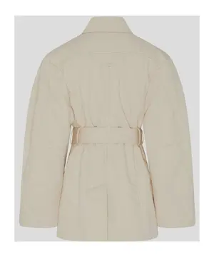 Jacquemus Le Blouson Bari Belted Waist Jacket - Beige