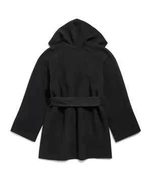 Balenciaga Belted Blanket Jacket