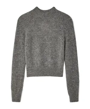 Dries Van Noten Round-neck And Long-sleeved Sweater - Grey