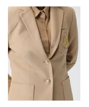 Ralph Lauren Logo Embroidered Tailored Blazer