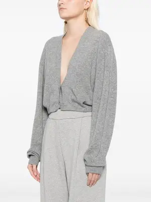 Dries Van Noten Cropped Knit Cardigan