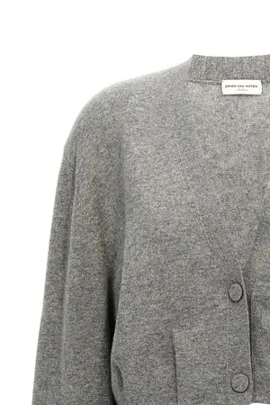 Dries Van Noten Cropped Knit Cardigan