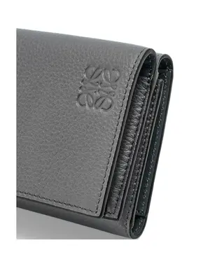 Loewe Trifold Wallet In Soft Grained Calfskin