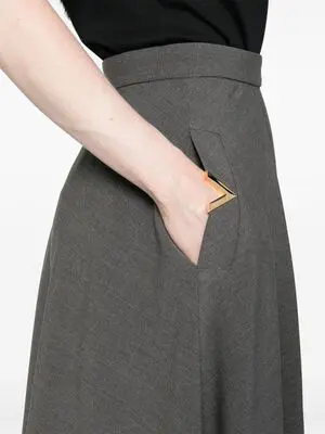 Valentino Garavani Vlogo Midi Skirt