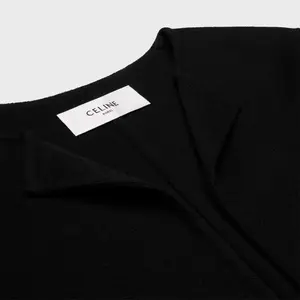 Celine Bathrobe Coat In Double Face Cashmere