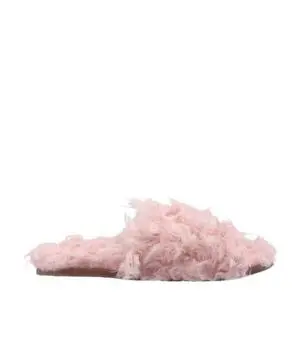 Red Valentino Logo Flat Slippers - Pink