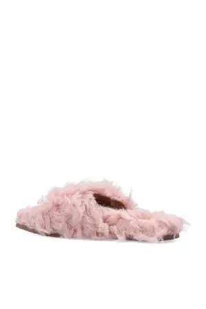 Red Valentino Logo Flat Slippers