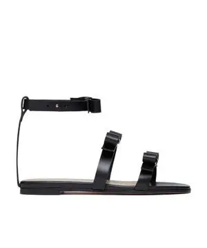 Red Valentino Bow Sandals - Black