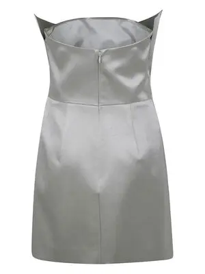 Philosophy Di Lorenzo Serafini Strapless Satin Mini Dress
