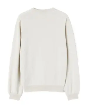Loro Piana Cashmere Round Neck Sweater With Bubble Sleeves