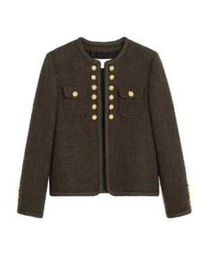 CELINE Chelsea Jacket In Bouclette Natté