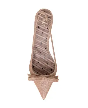 Red Valentino Sandie Glitter Slingback Pumps