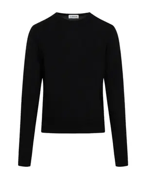 LANVIN Long Sleeved Ribbed-knit Top