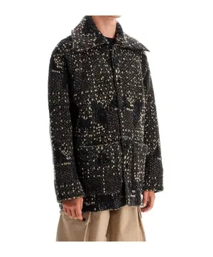 Dries Van Noten Knitted Oversized Cardigan