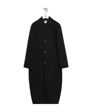 Loewe Balloon Coat In Wool