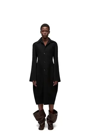 Loewe Balloon Coat In Wool