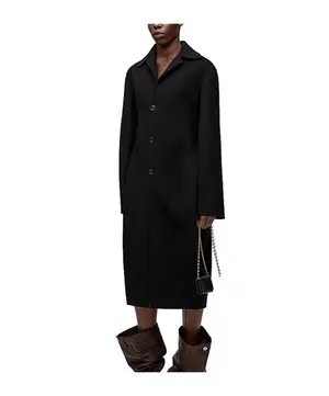Loewe Balloon Coat In Wool